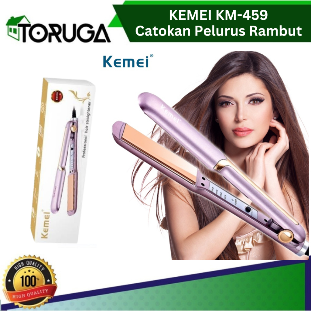 Jual Kemei 459 Alat Catokan Rambut KM-459 Curly Splint Straight Lurus ...