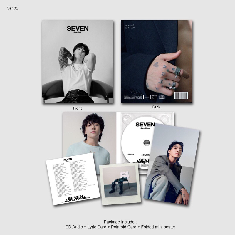 Jual CD JUNGKOOK BTS - SEVEN SINGLE ALBUM CD DIGIPACK. BTS JUNGKOOK ...