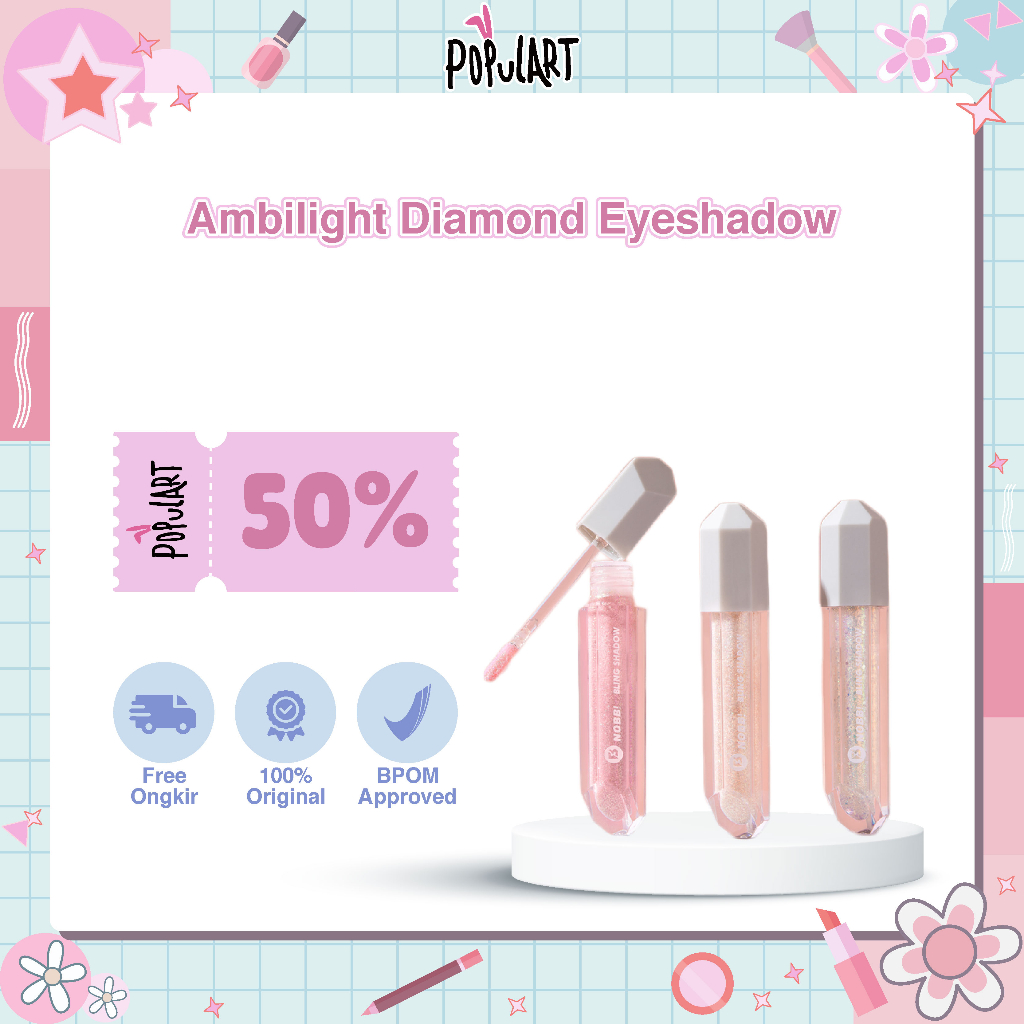 Jual (COD) NOBB - Ambilight Diamond Eyeshadow Dynamic Mermaid Color ...