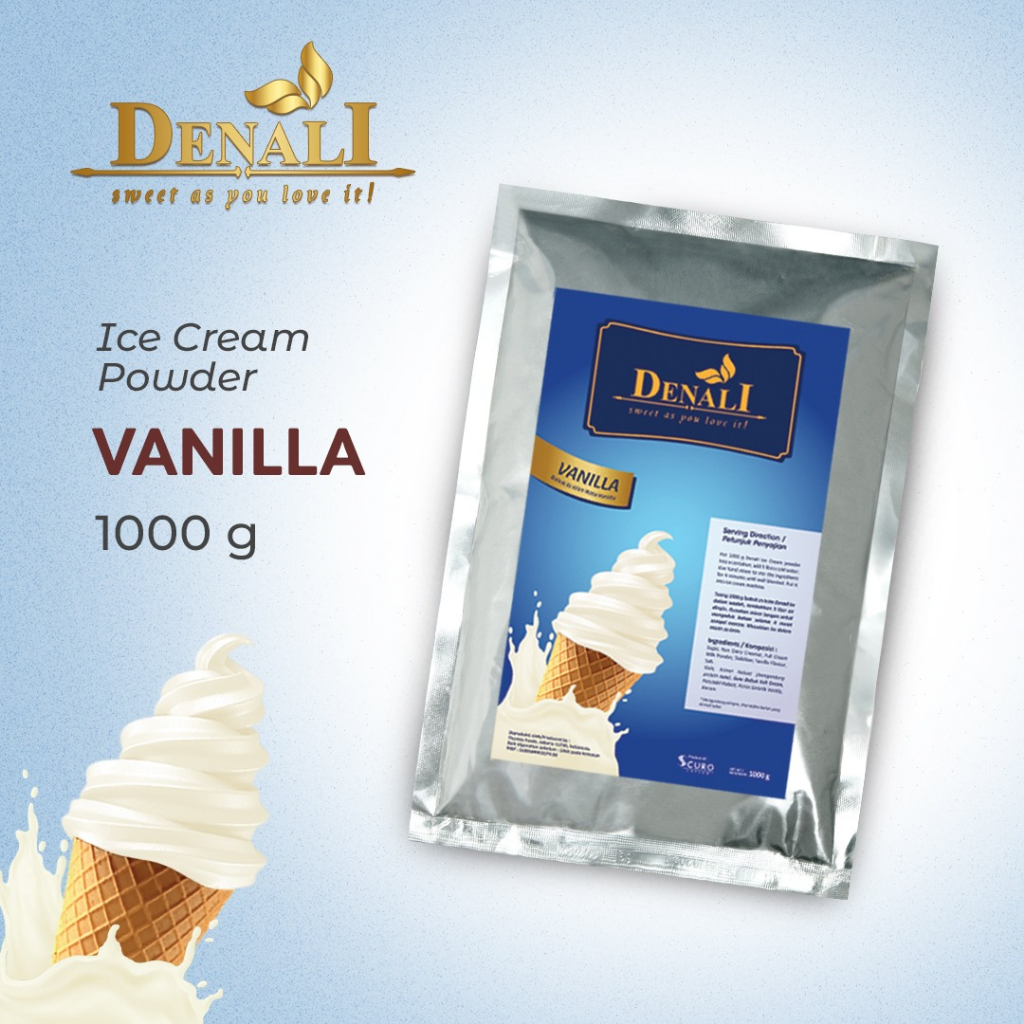 Jual Denali Ice Cream Powder Vanilla | Shopee Indonesia