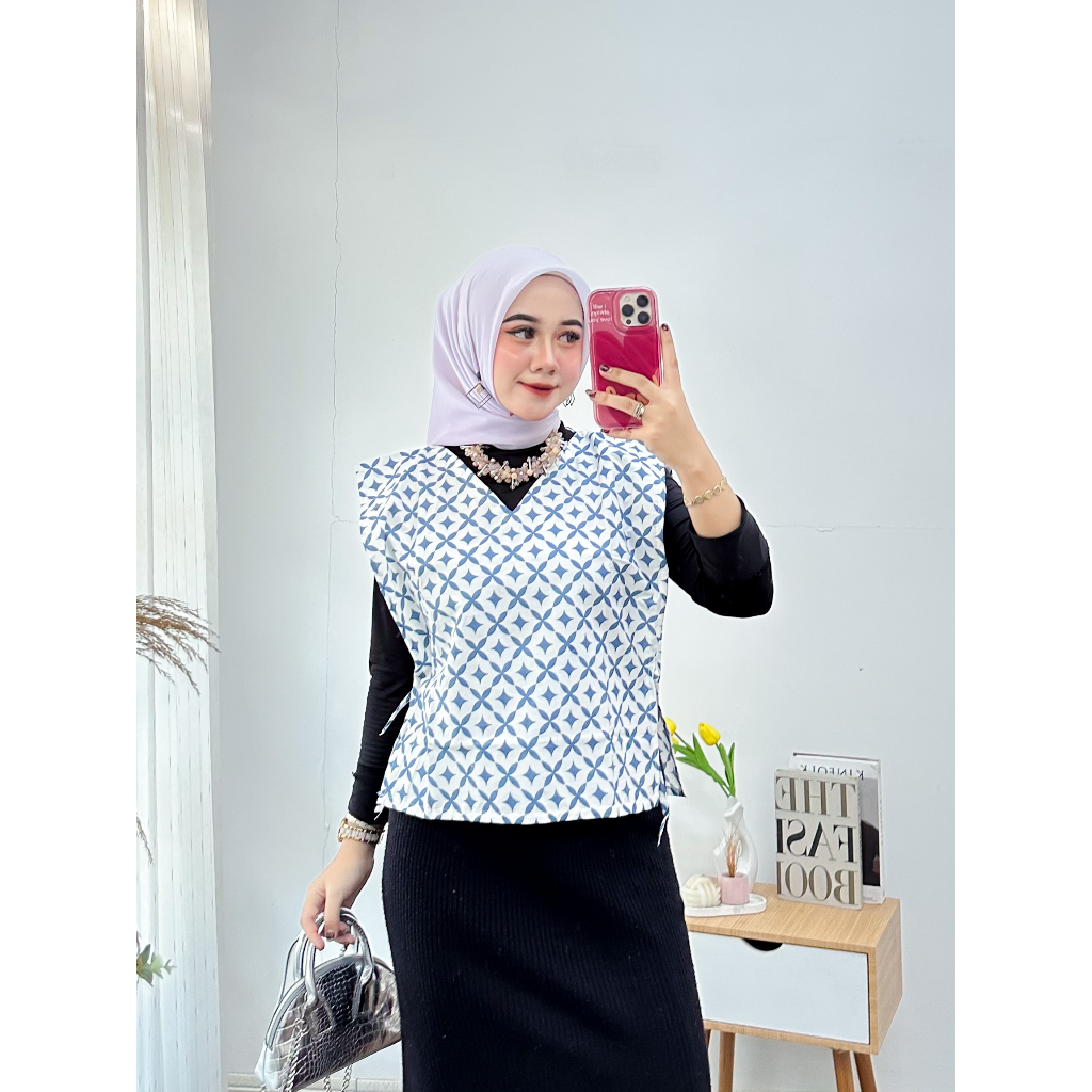 Jual Vest Jumputan Vest Batik Kekinian Vest Motif Qie Vest | Shopee ...