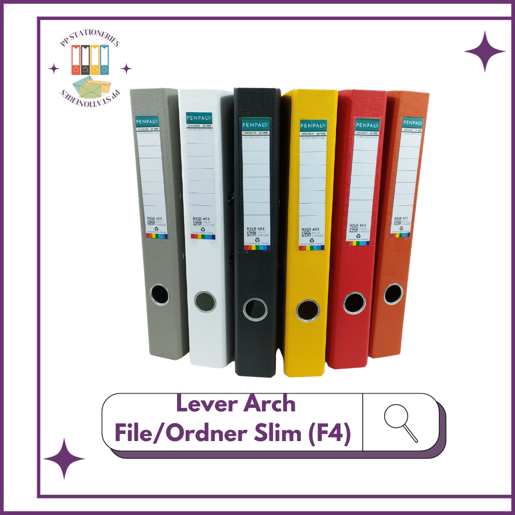 Jual Penpal Lever Arch File / Ordner Folio Slim PL-403 | Shopee Indonesia