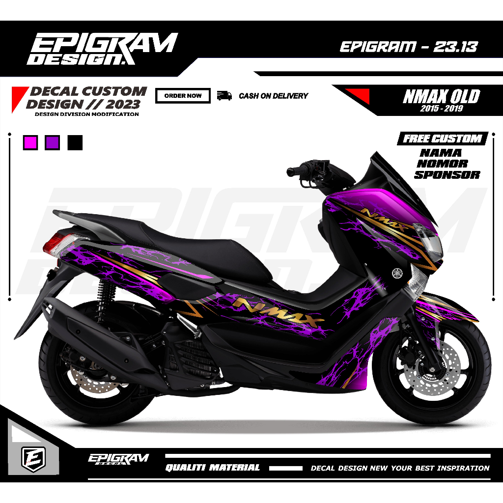 Jual Stiker Decal NMAX OLD 2016-2019 Fullbody - Dekal Sticker Yamaha ...