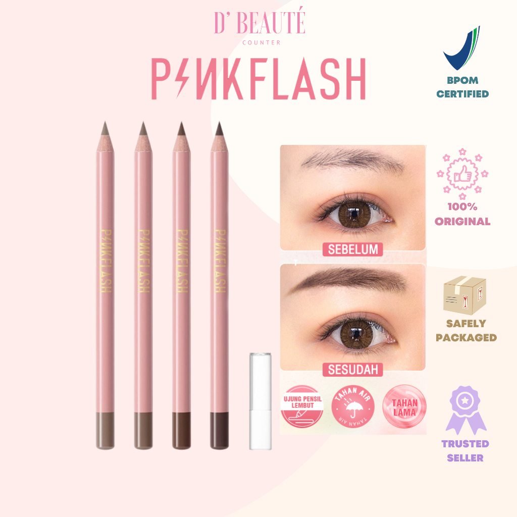 Jual PINKFLASH Ohmyemoji PF-E02 Waterproof Easy Eyebrow Pencil Klasik ...