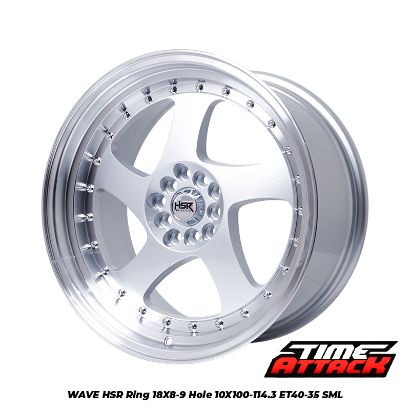 Jual Velg Mobil Camry R18 HSR WHEEL Tipe WAVE Ring 18 - TIME ATTACK ...