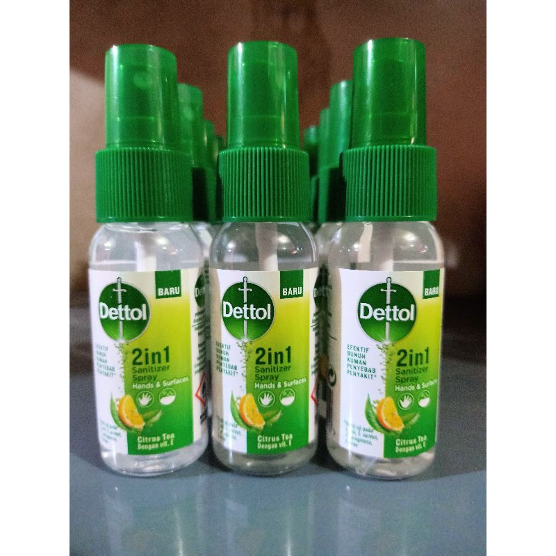Jual Dettol Hand Sanitizer & Surface Spray 2in1 50ml | Shopee Indonesia