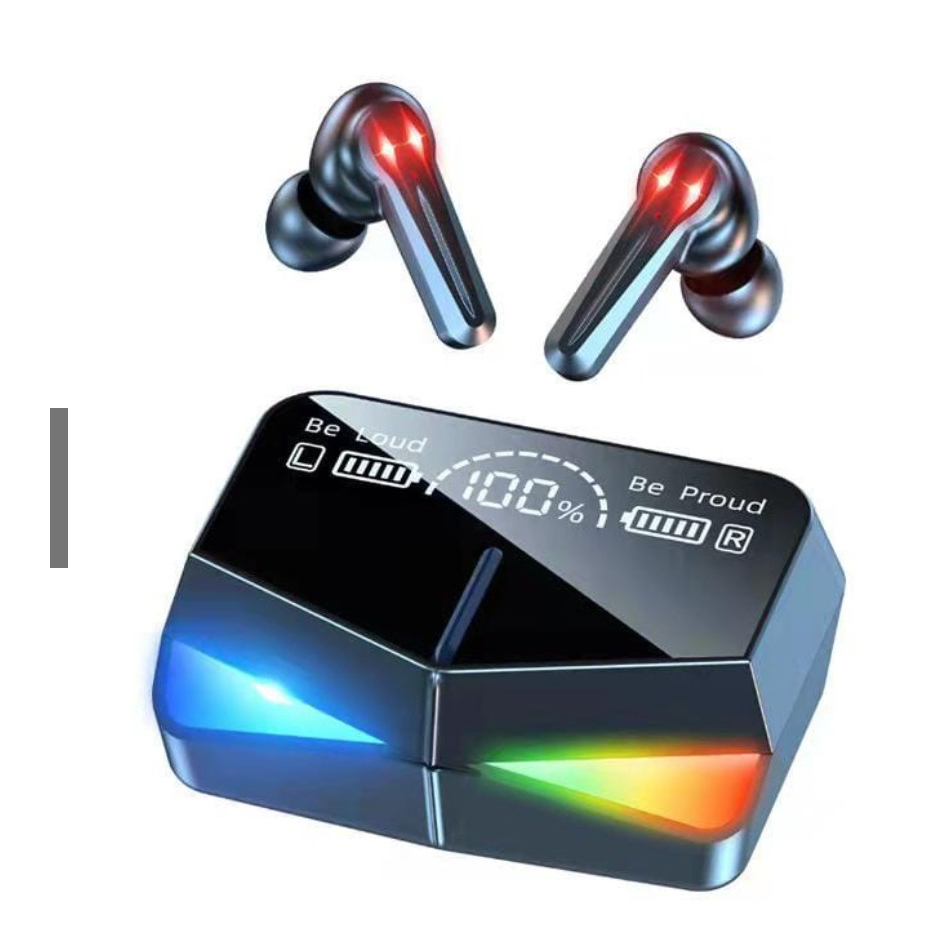 Jual [NEW] Headset Bluetooth Gaming TWS M28 Dual Mode BT V5.1 LED Smart ...