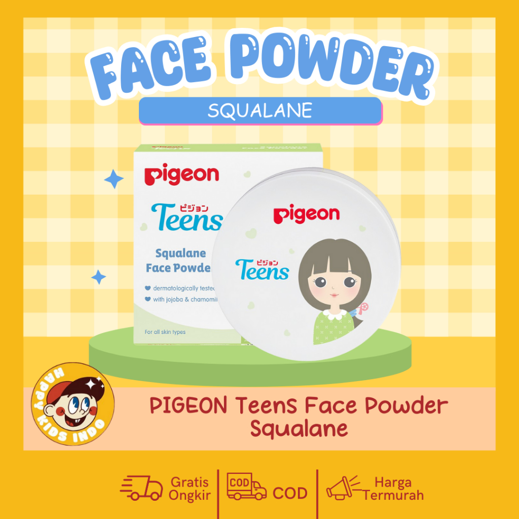 Jual PIGEON TEENS SQUALANE FACE POWDER 12GR - BEDAK TABUR REMAJA ...