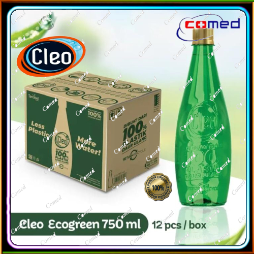 Jual Cleo Eco Green 750ml (1 Botol) - Air Murni Cleo Eco Green 750ml ...
