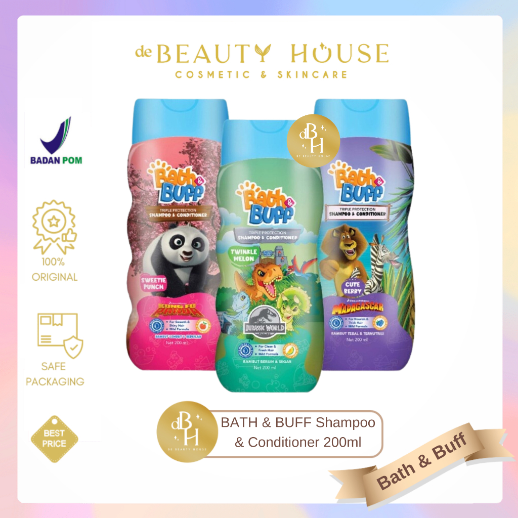 Jual BATH & BUFF Triple Protection Shampoo and Conditioner 200ml ...