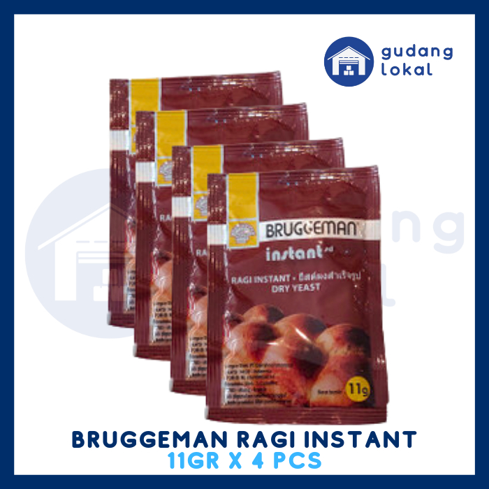 Jual Bruggemann Instant Yeast Ragi Instan 11Gr X 4Pcs | Shopee Indonesia
