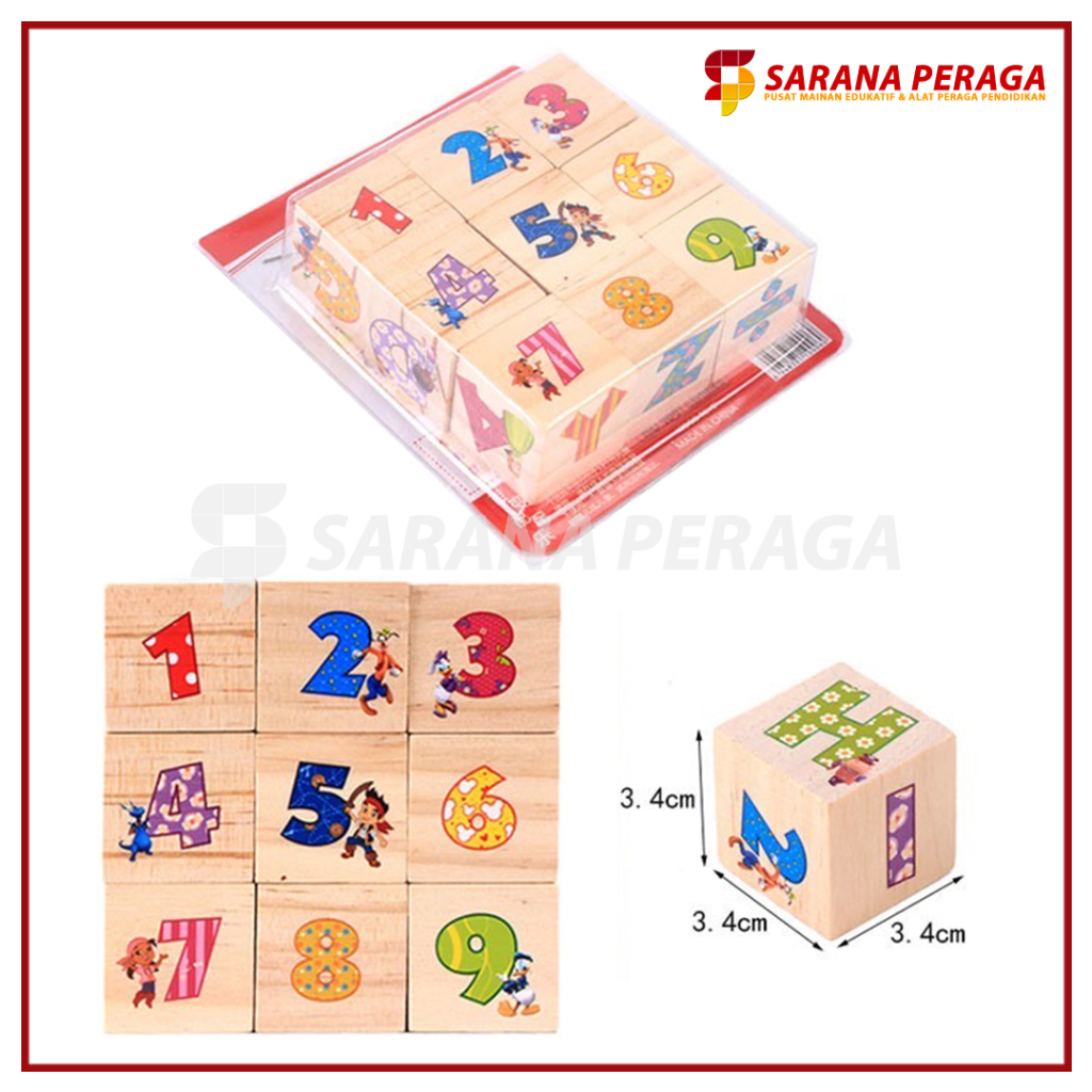 Jual SaranaPeraga - Balok Angka dan Huruf / Mengenal Huruf & Angka ...