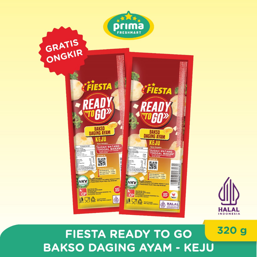 Jual FIESTA READY TO GO BAKSO KEJU 60 GR (6 PCS) | Shopee Indonesia
