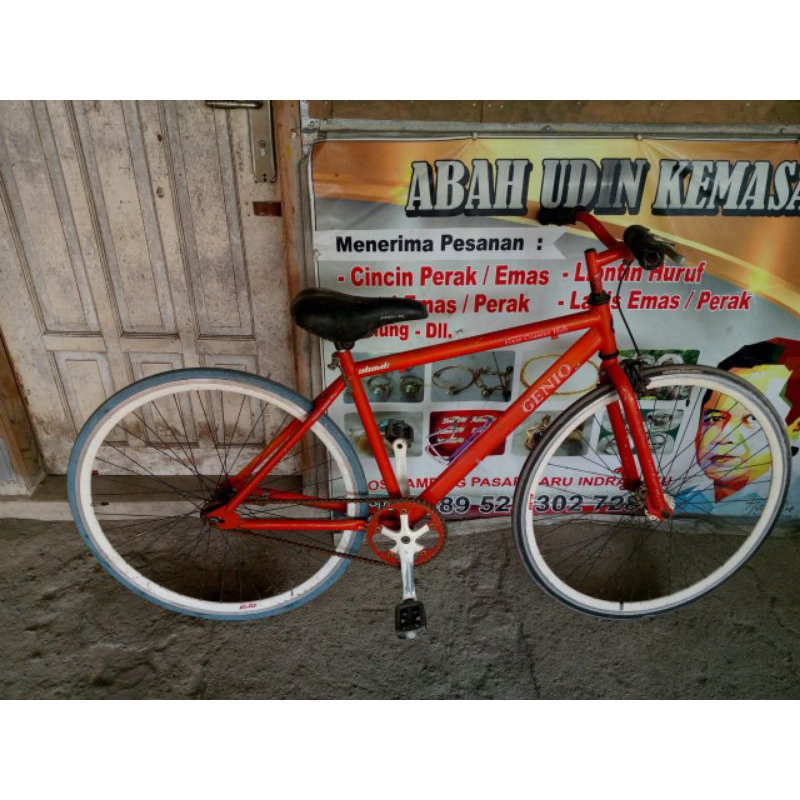 Jual SEPEDA FIXIE GENIO MURAH SIAP PAKAI | Shopee Indonesia