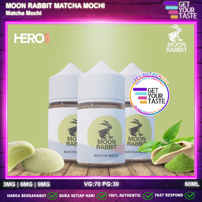 Jual Liquid R57 Moon Rabbit V3 Matcha Mochi 60ML by Hero57 | Shopee ...
