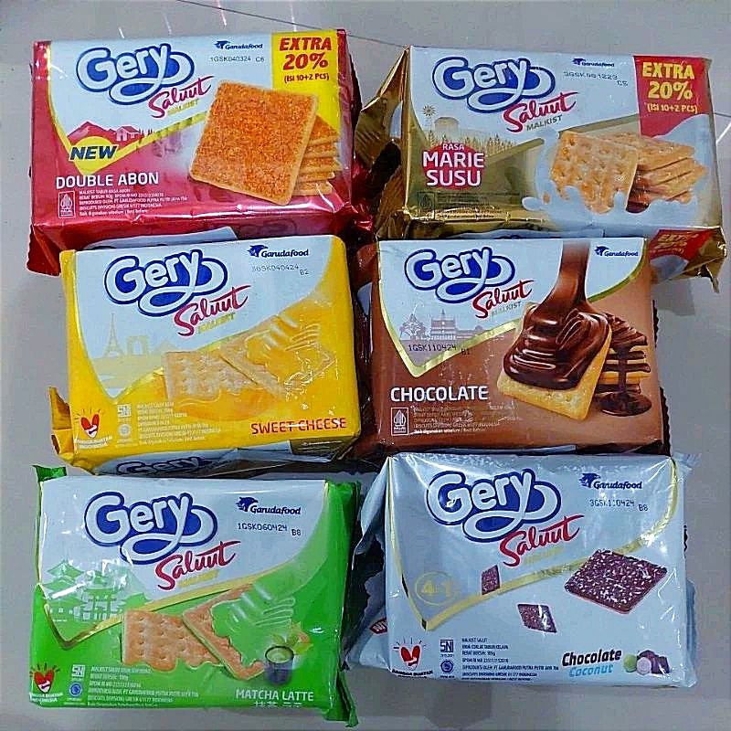 Jual Gery Saluut Malkist kemasan Pack 100gr_Garuda Food | Shopee Indonesia