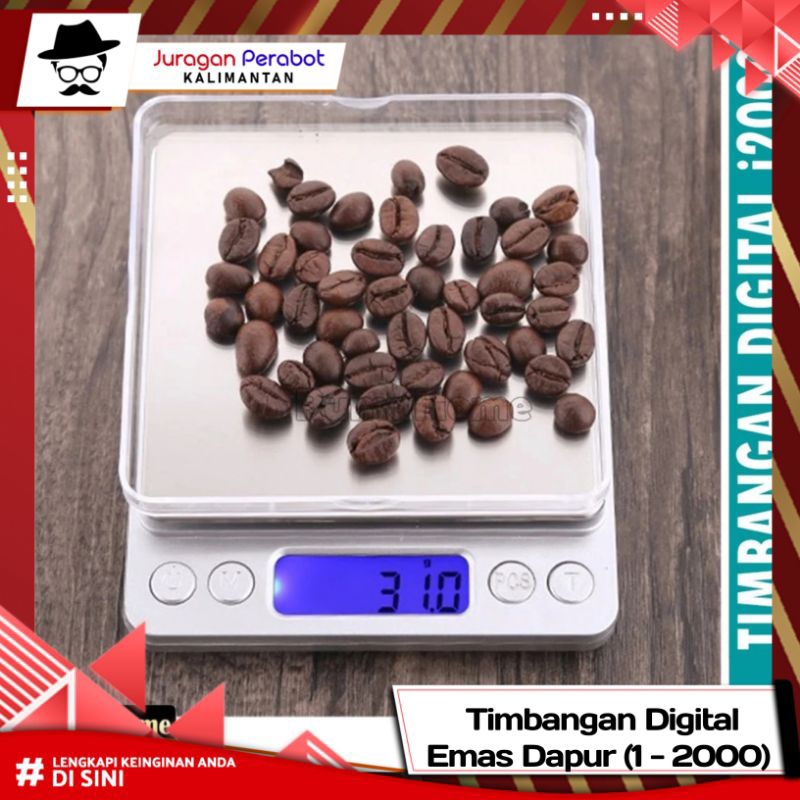 Jual Timbangan Dapur Emas Scale 1- 2000 / Timbangan Dapur Digital ...