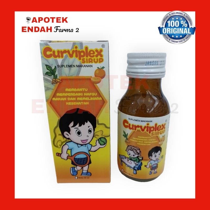 Jual CURVIPLEX SIRUP 60ML vitamin anak | Shopee Indonesia
