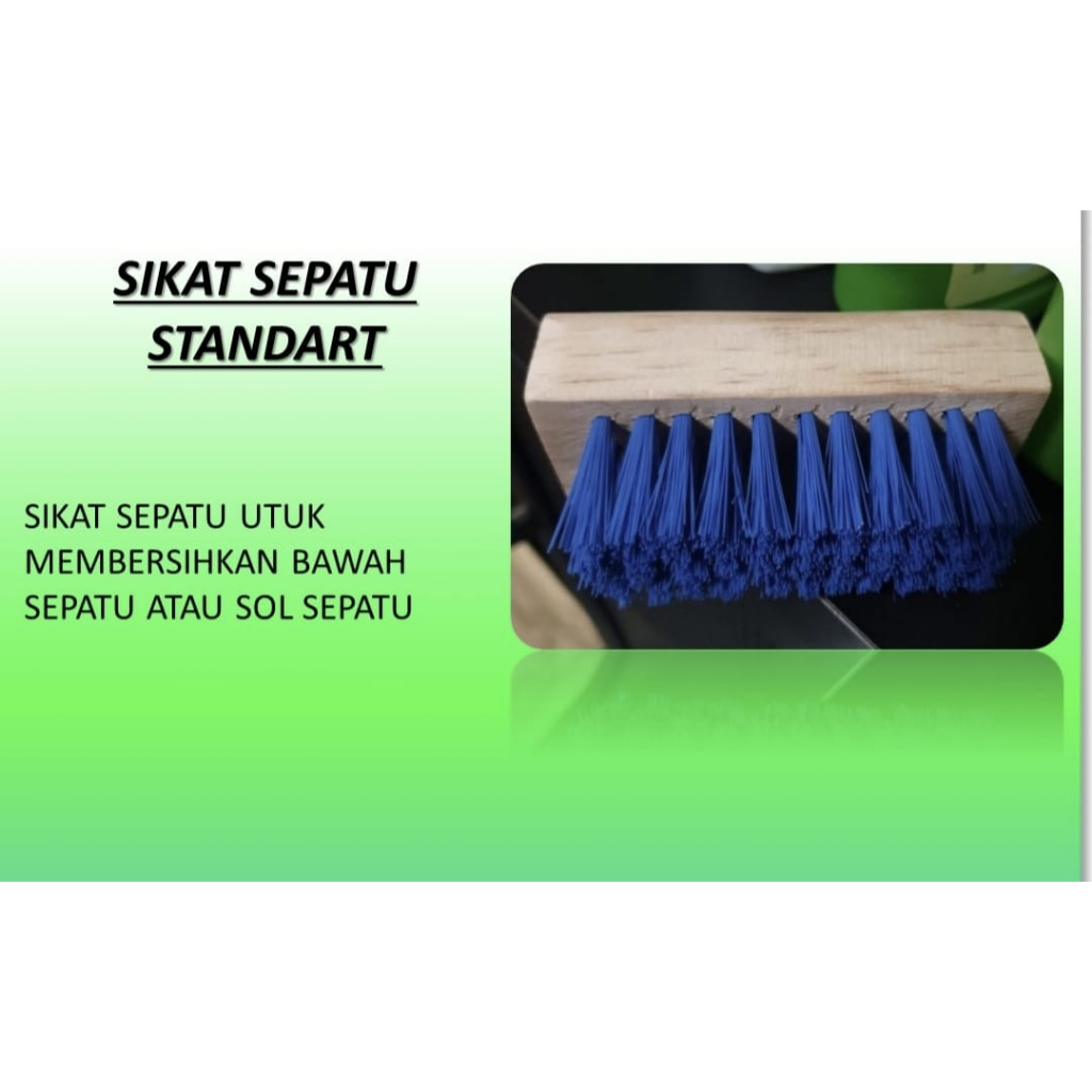 Jual sikat perawatan sepatu standard setandar brush bahan nilon nylon ...