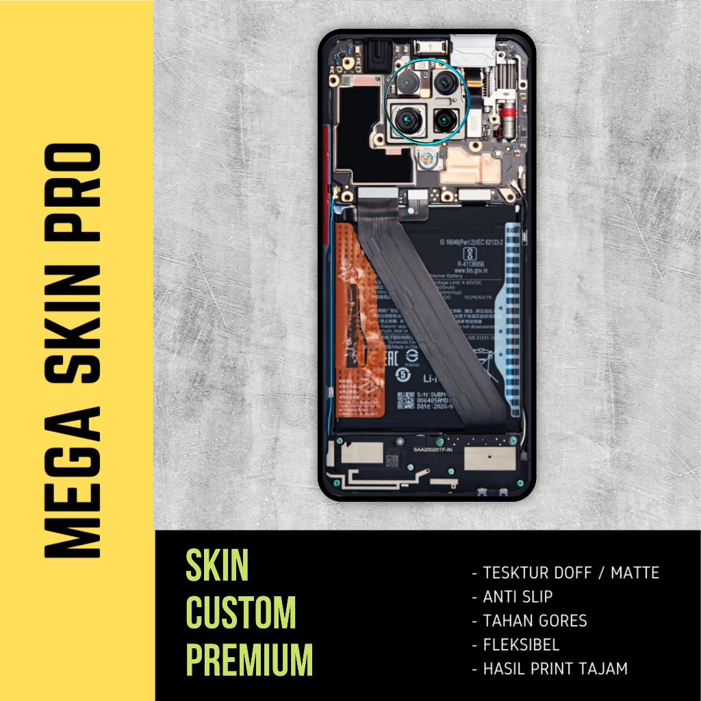 Jual Skin Poco F2 Pro Full body - isi 2 buah - teardown mesin | Shopee ...
