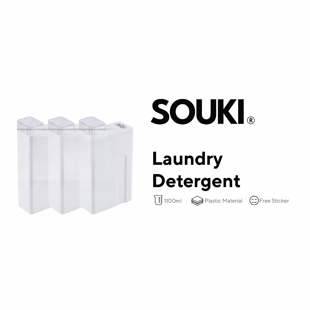 Jual Souki - Detergen Dispenser/ Laundry Detergent Bottle/ Botol Laundry Deterjen Perlengkapan ...