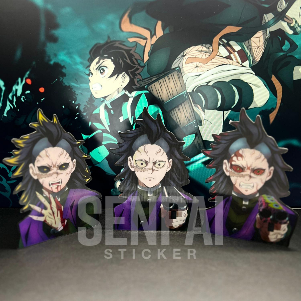 Jual Demon Slayer SENPAI STICKER Stiker Anime 3D TER MURAH Kimetsu no ...