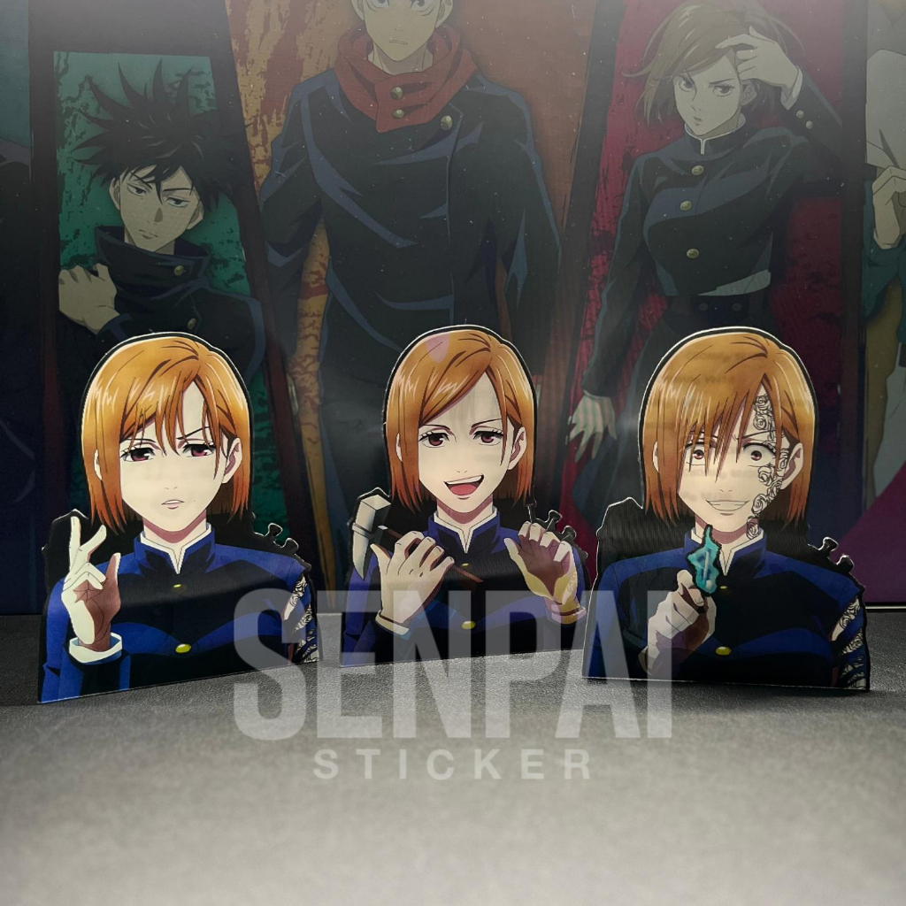 Jual Jujutsu Kaisen SENPAI STICKER Stiker Anime 3D TER MURAH Gojo ...