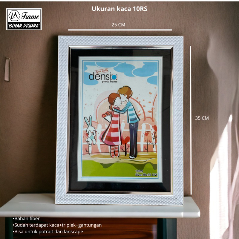 Jual Pigura 10RS Standar ada tepi linen | Shopee Indonesia