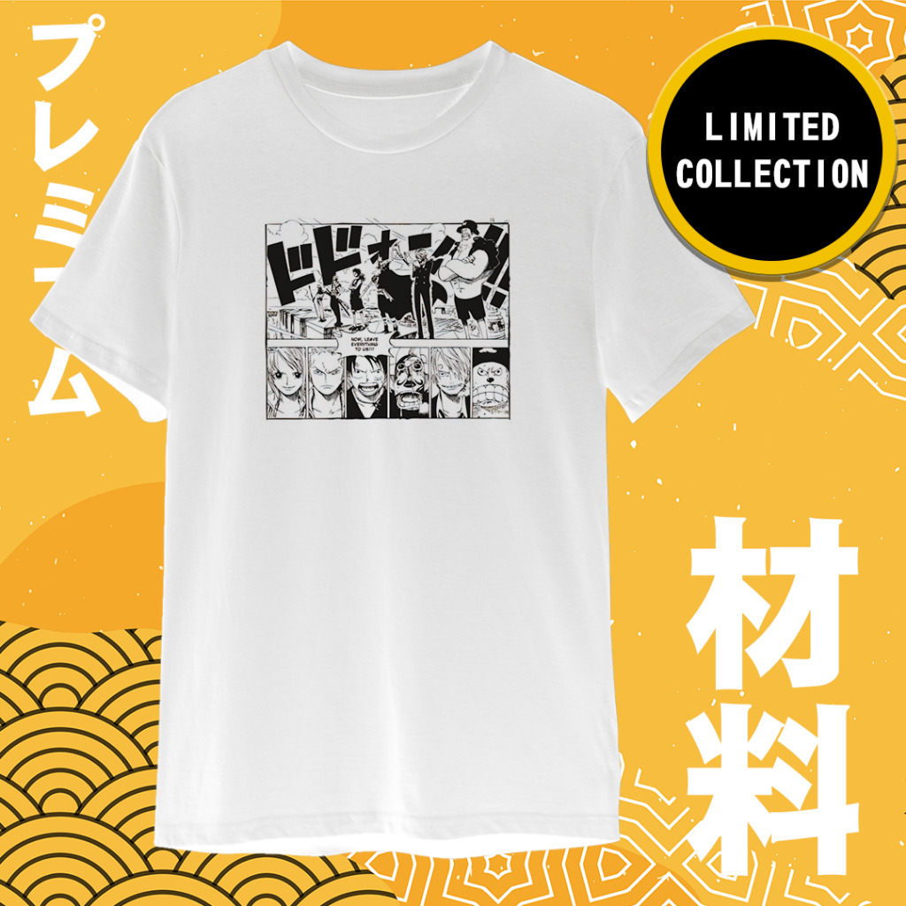 Jual [PREMIUM] KAOS ANIME JEPANG ONE PIECE PANEL KOMIK JAPAN URBAN ...