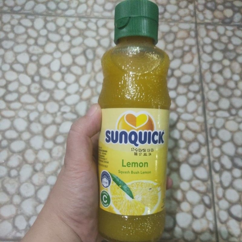 Jual SUNQUICK LEMON 330ML | Shopee Indonesia