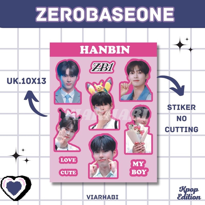 Jual STIKER ZB1 ZEROBASEONE COLORFUL EDITION// STIKER KPOP// FREEBIES ...