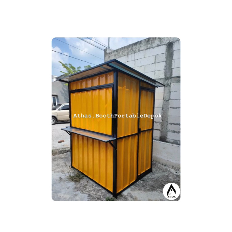 Jual BOOTH CONTAINER TYPE 2 JENDELA | SPANDEK & HOLLOW ( anti karat ...