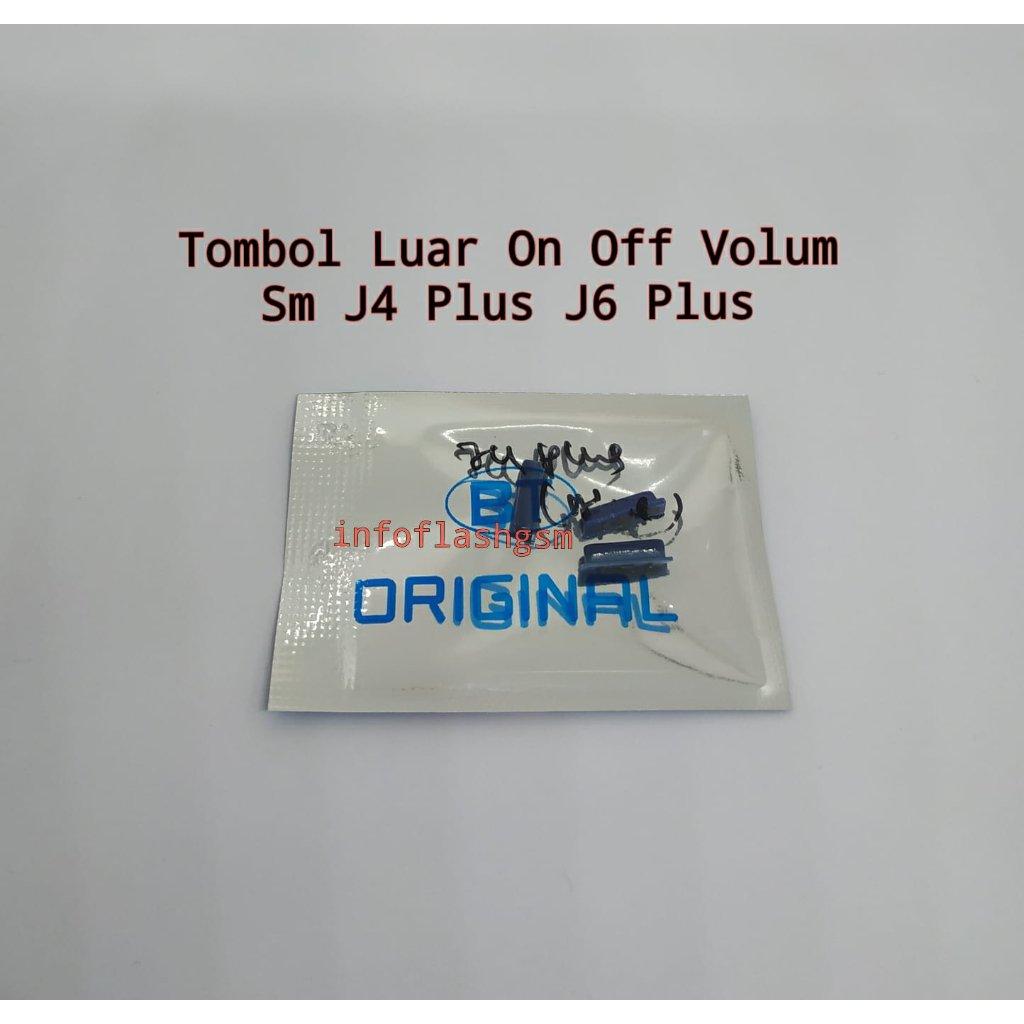 Jual Tombol Luar Power On Off Volume Samsung J4 Plus J6 Plus | Shopee Indonesia