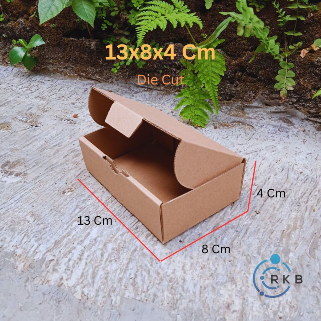 Jual Kardus Box Karton Packing Polos Die Cut Uk 13x8x4 Cm Packaging ...
