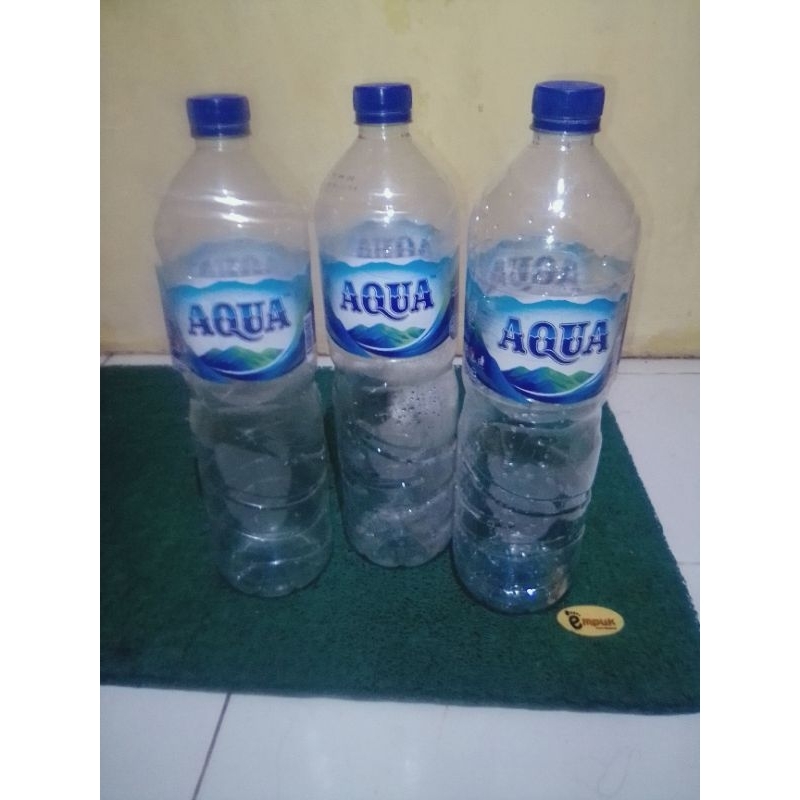 Jual Botol Bekas AQUA / LE MINERALE / PRIMA / SANQUA 1500 ml | Shopee ...