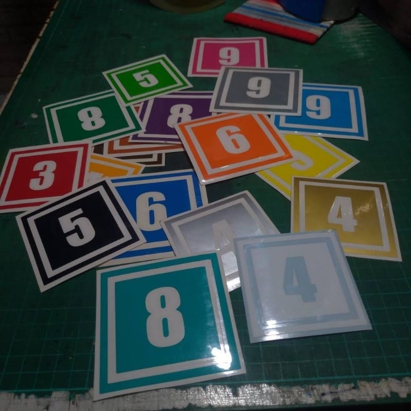 Jual CUTTING STICKER 10K ANGKA 51-100 PREMIUM | Shopee Indonesia