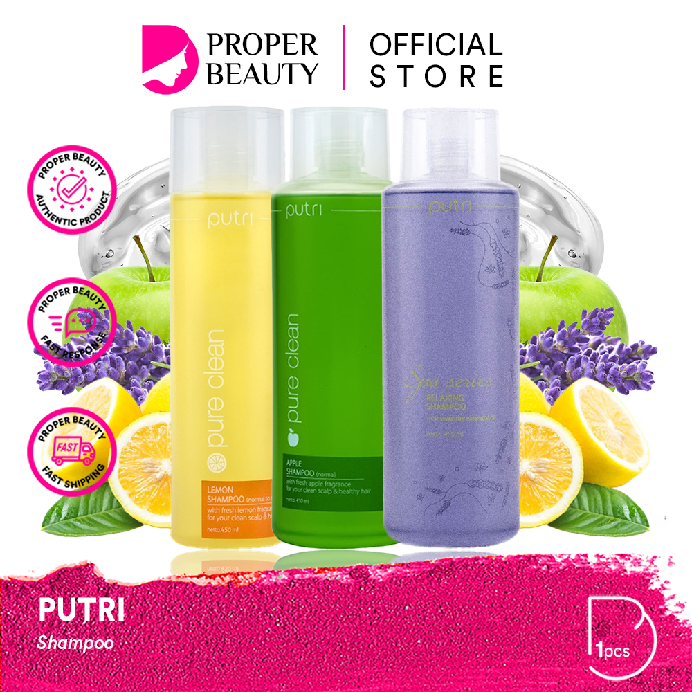 Jual PUTRI Shampoo Indonesia / Sampo Rambut / Pure Clean Apple ...
