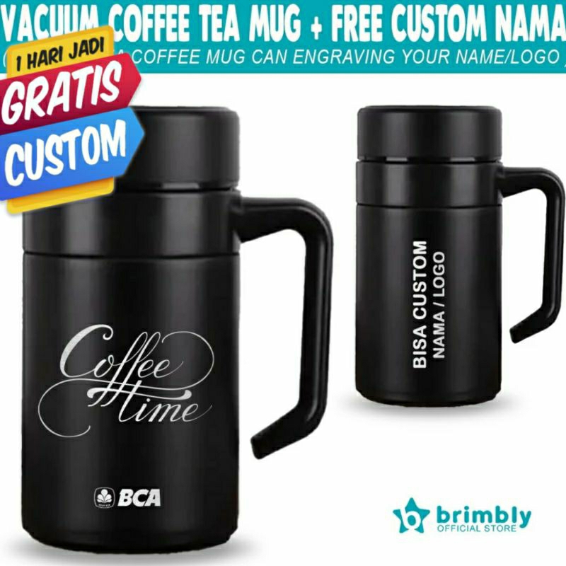 Jual Brimbly Custom Grafir | Vacuum Mug Gelas Coffee Kantor + FREE ...