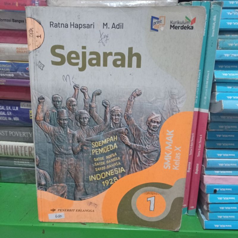 Jual buku bekas kurikulum merdeka SEJARAH UNTUK SMK MAK KELAS X ERLANGGA | Shopee Indonesia