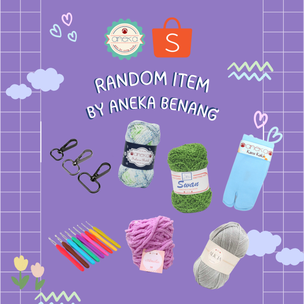 Jual AnekaBenang - Random Item | Shopee Indonesia