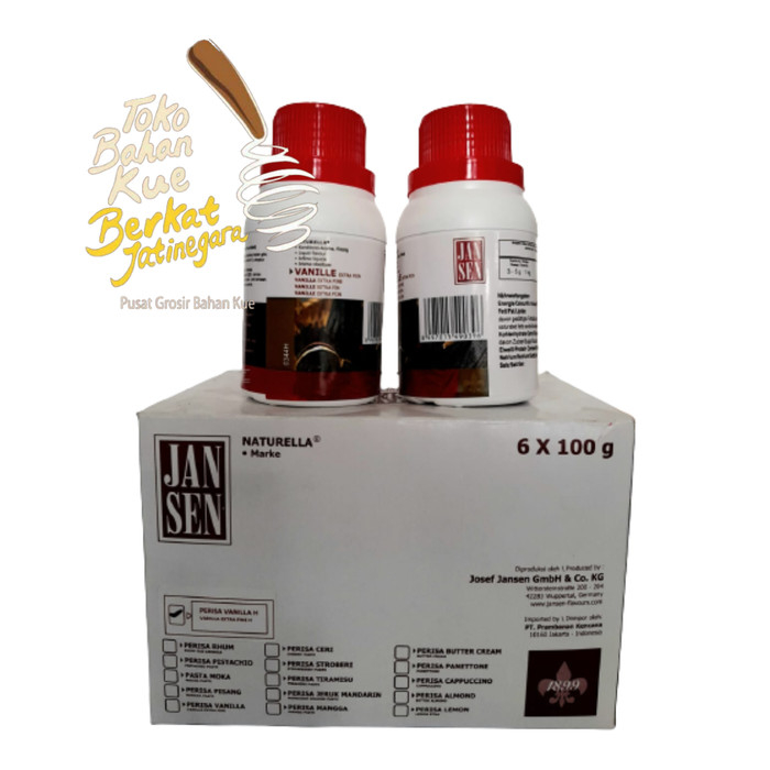 Jual JANSEN VANILLA EXTRACT FINE 100 ML / VANILLA JANSEN /BOX | Shopee ...