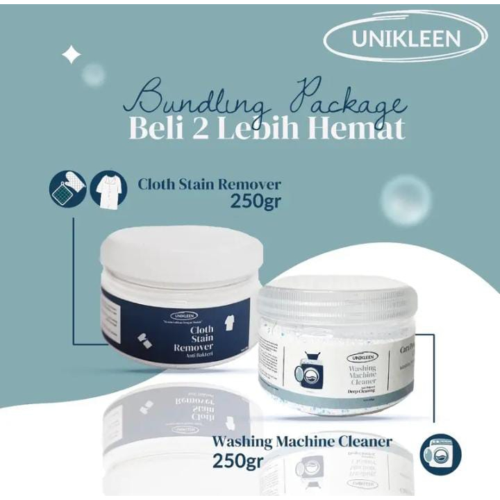 Jual [READY] 2 BOTOL 250gr UNIKLEEN Detergen Pembersih Pakaian dan ...