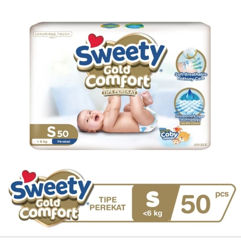 Jual Sweety gold comfort S50 / sweety gold S50 / NB52 / sweety gold ...