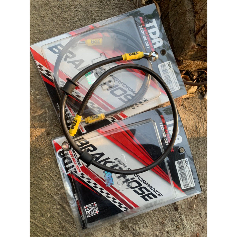 Jual SLANG SELANG REM RIM DEPAN TDR HITAM KARBON 76CM | Shopee Indonesia