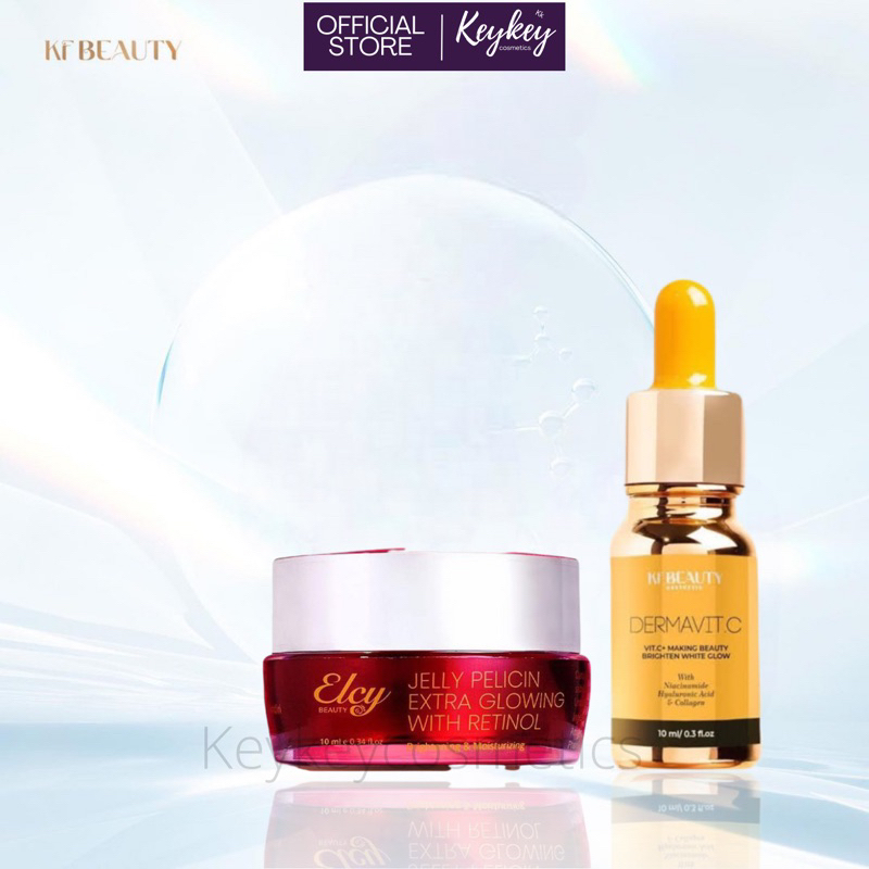 Jual JELLY PELICIN ELCY BEAUTY + DERMAVIT C NEW 10ml KFBEAUTY / KFSKIN ...