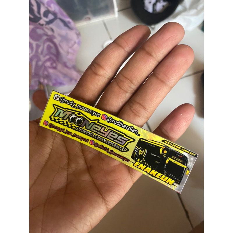 Jual Stiker Bus Moneyes Tunggal Jaya Shopee Indonesia