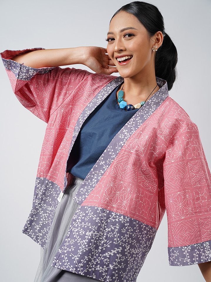 Jual Batik ENOM - Outer Batik Wanita Modern Hanni Series - Sale ...