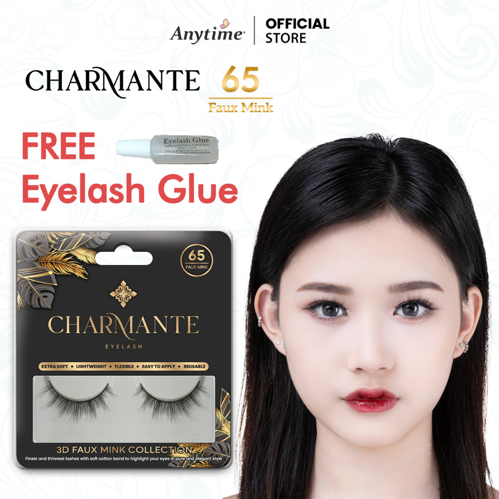 Jual Charmante Eyelash - Faux Mink 65 Volume Tebal | Shopee Indonesia