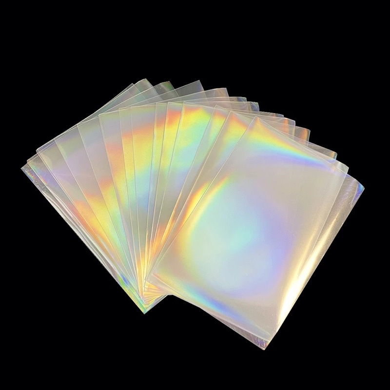 Jual inner sleeve hologram rainbow 50 pcs 56x87 mm pelindung photocard ...