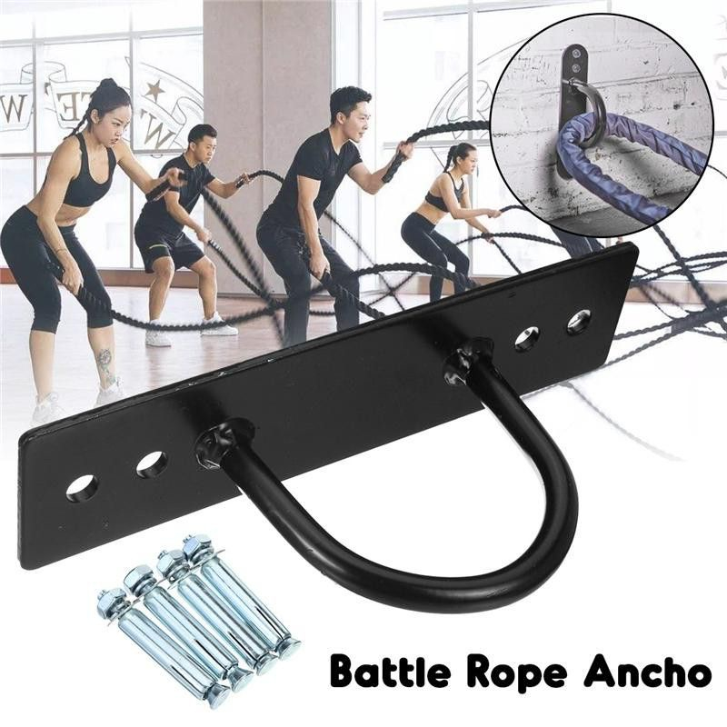 Jual Battle Rope Anchor Wall Mounted Alat Fitness Home Gym | Shopee ...